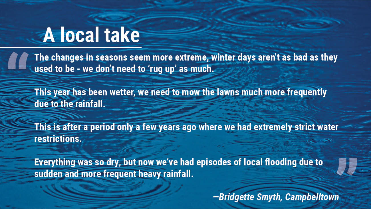 Wetter-than-normal weather expected for Campbelltown, as Bureau of ...